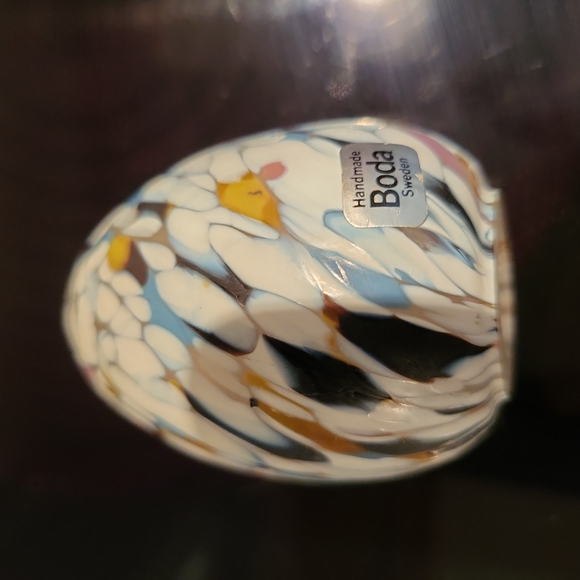 Kosta Boda | Accents | Kosta Boda Blown Glass Egg W Label | Poshmark